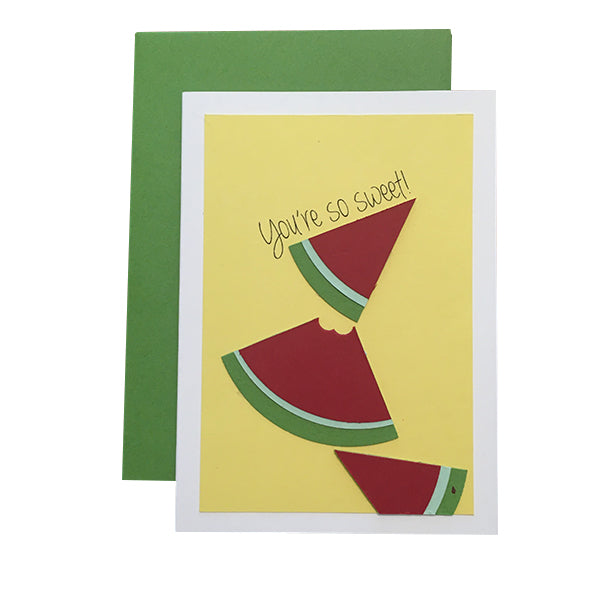 Watermelon You're Sweet Card – Beyond the Fold