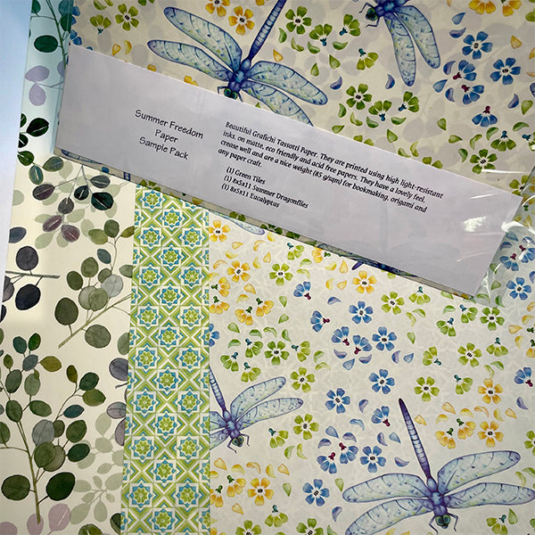 Three Design Paper Sample Packs – Beyond the Fold